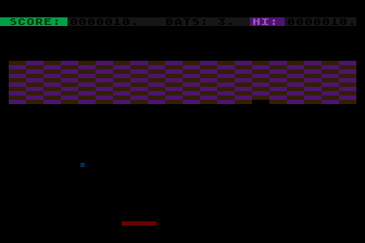 Screenshot of Space Gunner (Atari 8-bit, 1986) - MobyGames
