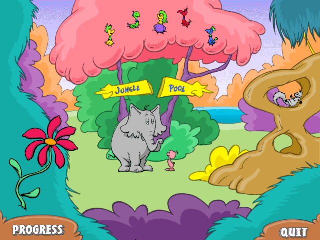 Screenshot of Dr. Seuss: Preschool (Windows 3.x, 1998) - MobyGames