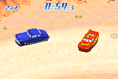 Screenshot of Disney•Pixar Cars (Game Boy Advance, 2006) - MobyGames