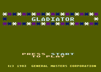 Gladiator (1983) - MobyGames