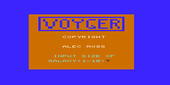 Voyager (1983) - MobyGames