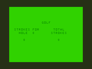 Golf (1983) - MobyGames