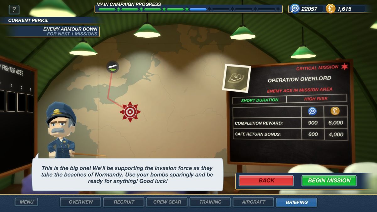 Screenshot of Bomber Crew (Windows, 2017) - MobyGames