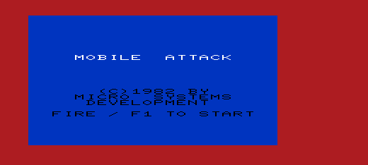 Mobile Attack (1982) - MobyGames