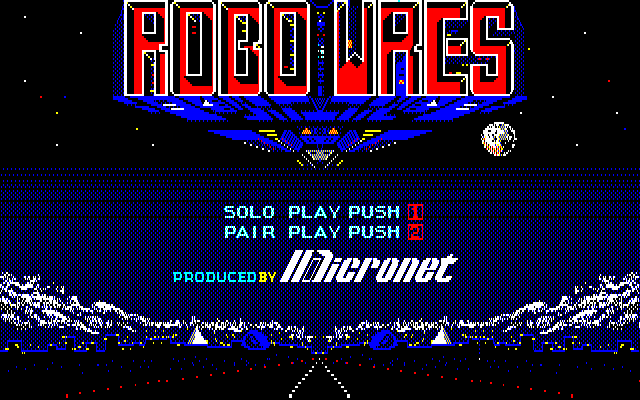 Screenshot of Robo Wres 2001 (PC-88, 1986) - MobyGames