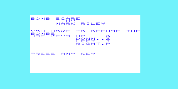 Bomb Scare (1985) - MobyGames