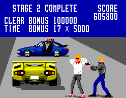 Screenshot of Chase H.Q. (SEGA Master System, 1988) - MobyGames