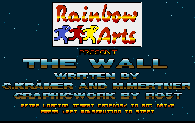 The Wall (1988) - MobyGames