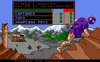 Screenshot of The Ancient Art of War (Amiga, 1984) - MobyGames