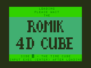 4D Romik Cube (1983) - MobyGames