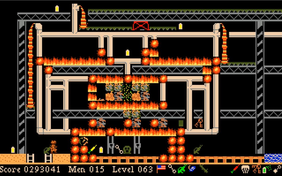Screenshot of The Saddam Hussein Game (Amiga, 1991) - MobyGames