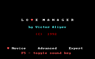 Love Manager (1992) - MobyGames