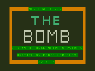 The Bomb (1988) - MobyGames