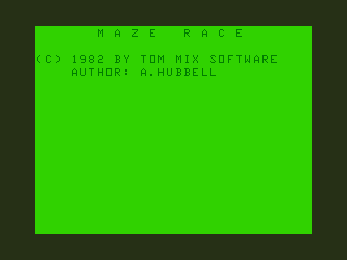 Mazerace & Capture the Flag! (1982) - MobyGames