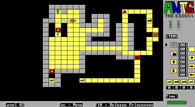 Screenshot of Ants: The Exodus (DOS, 2002) - MobyGames