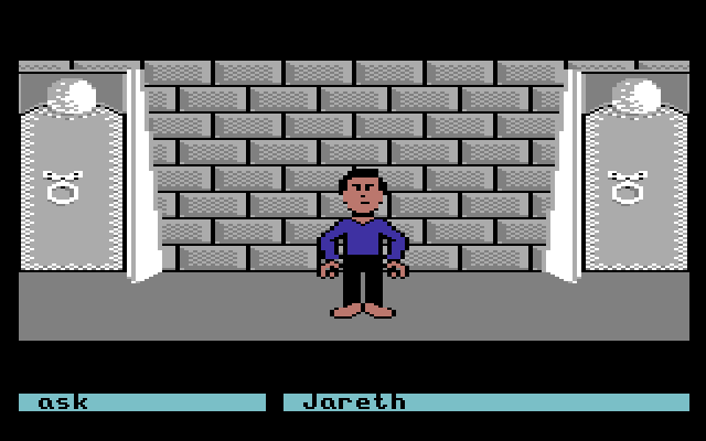 Screenshot of Labyrinth (Commodore 64, 1986) - MobyGames