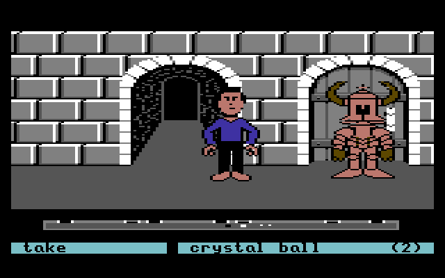Screenshot of Labyrinth (Commodore 64, 1986) - MobyGames