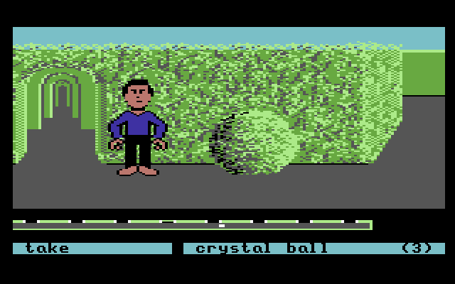 Screenshot of Labyrinth (Commodore 64, 1986) - MobyGames