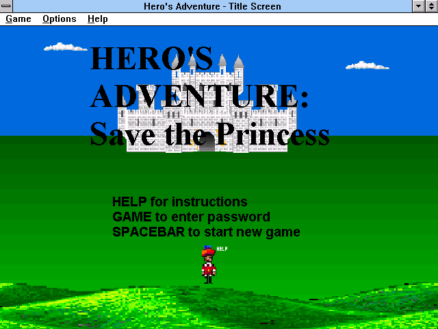 Hero's Adventure: Save the Princess (1996) - MobyGames