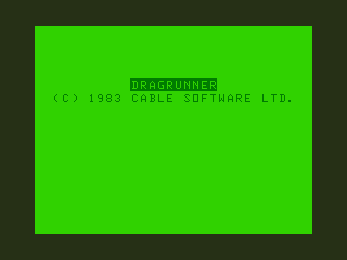 Dragrunner (1983) - MobyGames