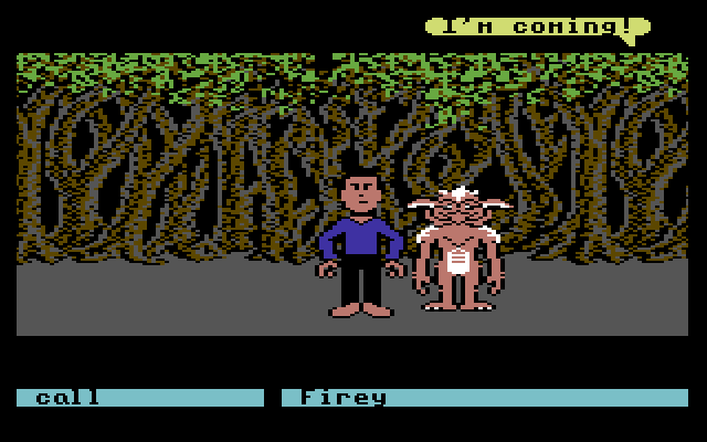 Screenshot of Labyrinth (Commodore 64, 1986) - MobyGames