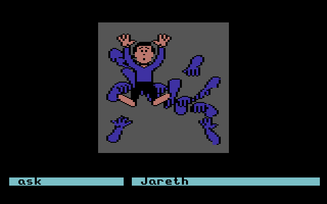 Screenshot of Labyrinth (Commodore 64, 1986) - MobyGames