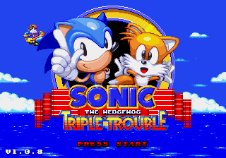 Screenshot of Sonic Triple Trouble 16-Bit (Windows, 2022) - MobyGames