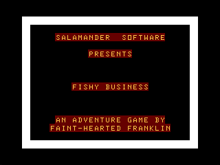 Dan Diamond in Fishy Business (1983) - MobyGames