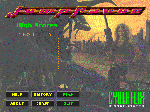 Screenshot of Jump Raven (Windows 3.x, 1994) - MobyGames