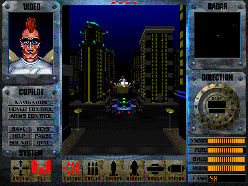 Screenshot of Jump Raven (Windows 16-bit, 1994) - MobyGames