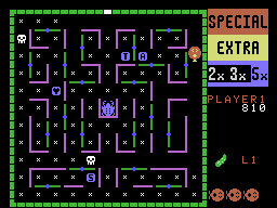 Screenshot of Lady Bug (ColecoVision, 1981) - MobyGames