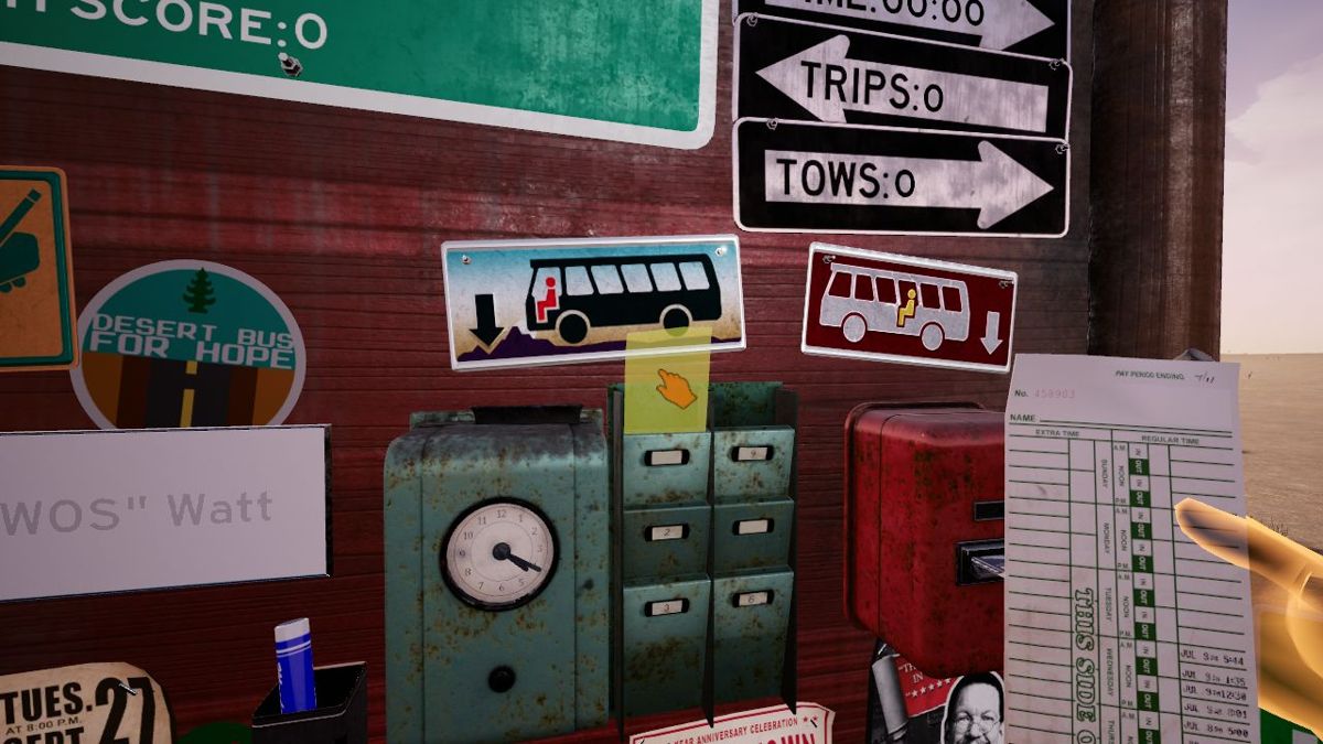 Screenshot of Desert Bus VR (Windows, 2017) - MobyGames