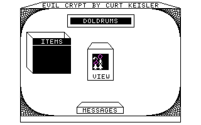 Screenshot of Evil Crypt (DOS, 1992) - MobyGames