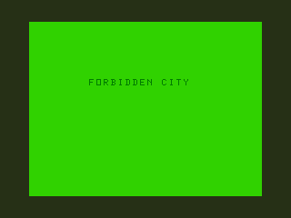 Forbidden City (1982) - MobyGames
