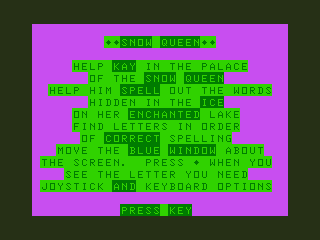 Snow Queen (1984) - MobyGames