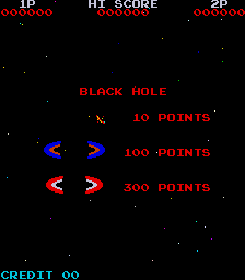 Screenshot of Black Hole (Arcade, 1981) - MobyGames