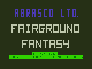Fairground Fantasy (1984) - MobyGames