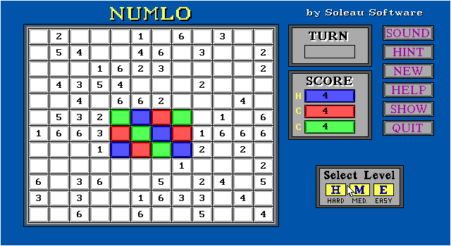 Numlo (1993) - MobyGames