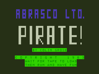 Pirate (1983) - MobyGames