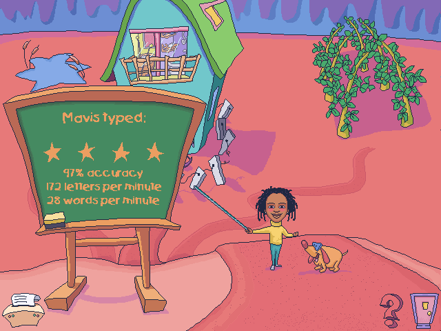 Screenshot of Mavis Beacon Teaches Typing! for Kids (Windows 3.x, 1994 ...