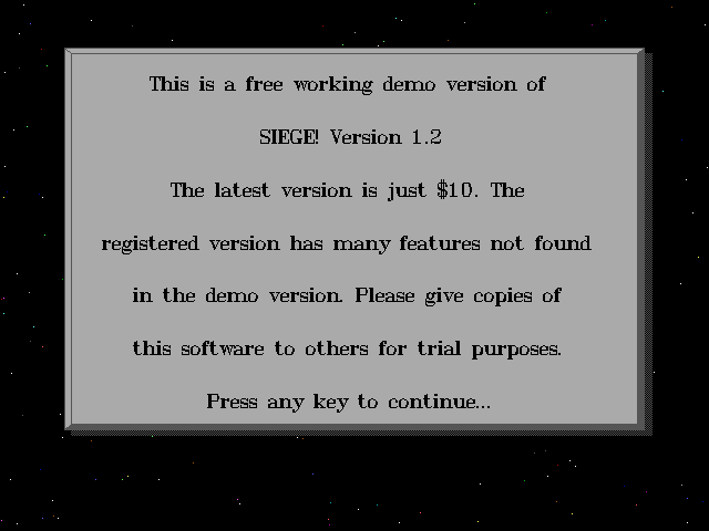 Siege! (1992) - MobyGames