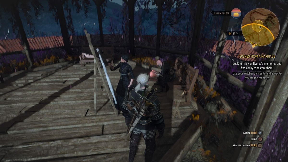 Screenshot of The Witcher 3: Wild Hunt - Hearts of Stone (PlayStation 4, 2015) - MobyGames