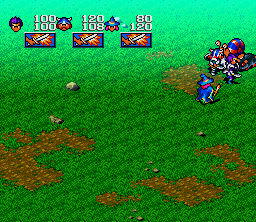 Screenshot of Magna Braban: Henreki no Yūsha (SNES, 1994) - MobyGames