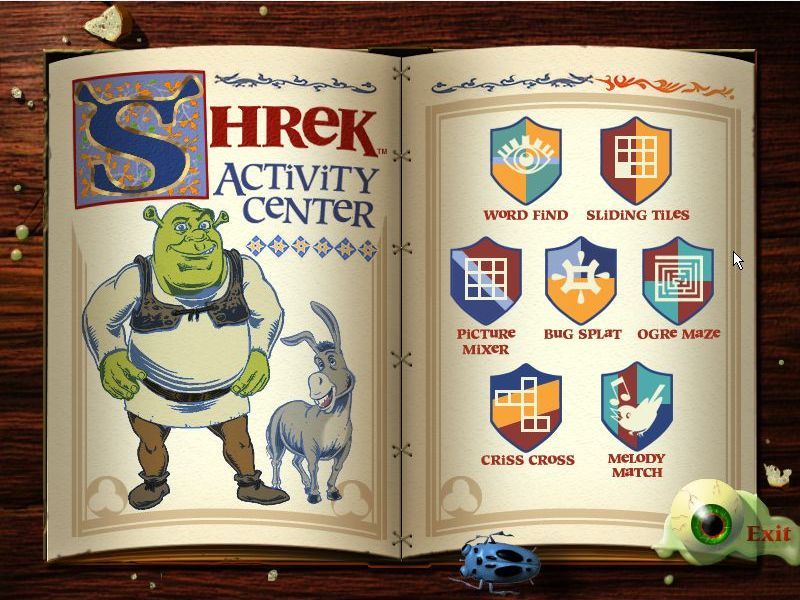 Screenshot of Shrek: Game Land Activity Center (Windows, 2001) - MobyGames
