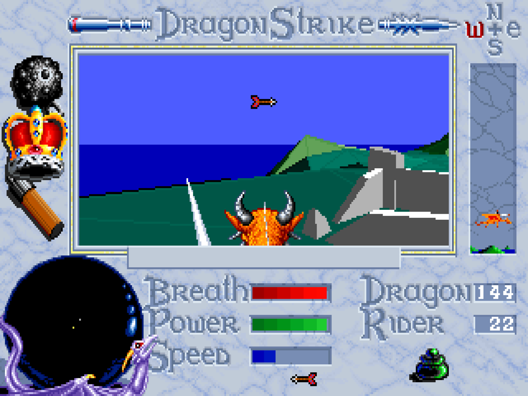 Screenshot of DragonStrike (Windows, 1990) - MobyGames