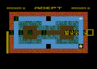 Screenshot of Archon II: Adept (Atari 8-bit, 1984) - MobyGames