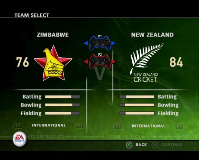 Screenshot of Cricket 07 (PlayStation 2, 2006) - MobyGames