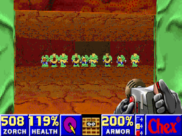 Screenshot of Chex Quest (DOS, 1996) - MobyGames