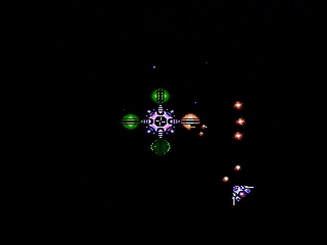 Screenshot of Gyruss (NES, 1983) - MobyGames