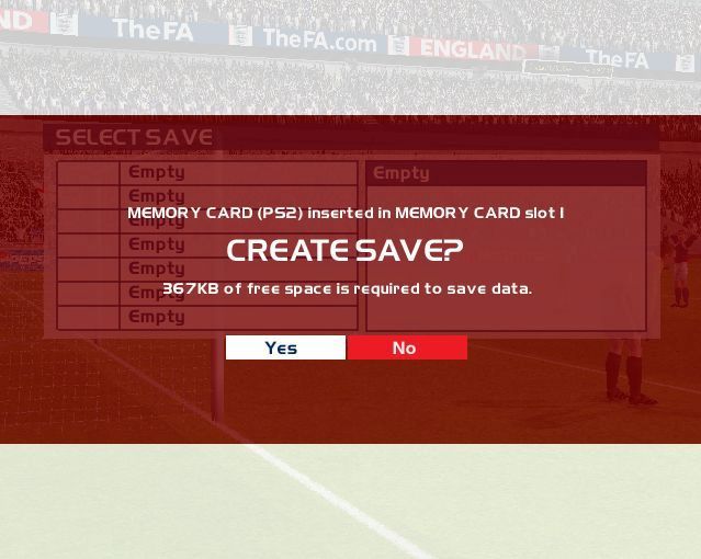 Screenshot of England International Football (PlayStation 2, 2004 ...